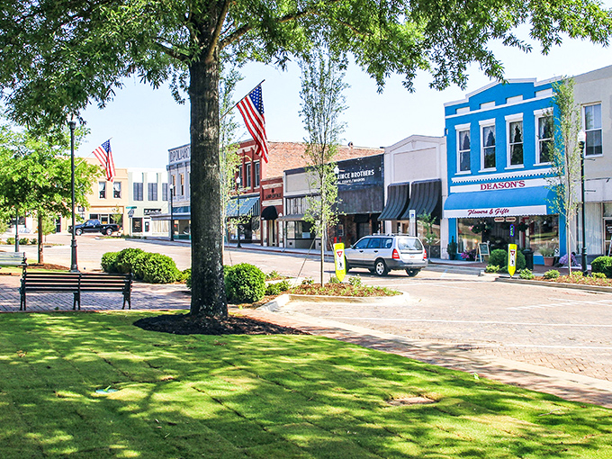 Abbeville's historic downtown looks like a movie set, but the locals will tell you it's just another Tuesday on Court Square.