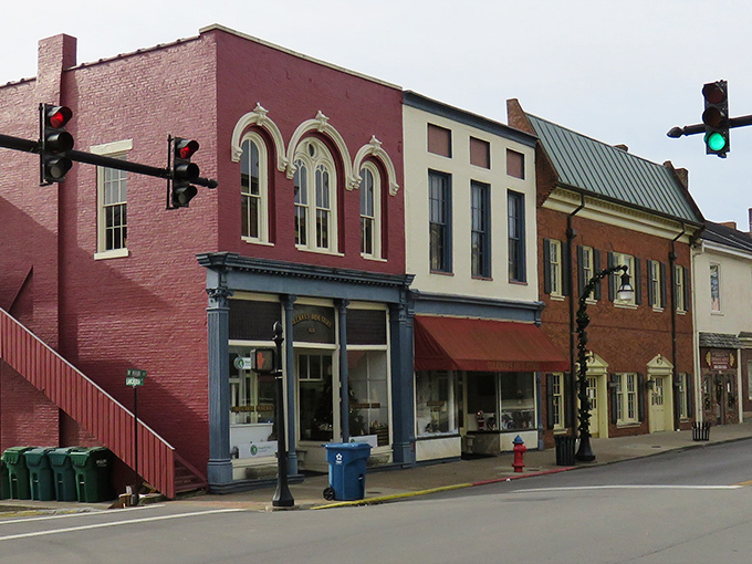 Main Street Stanford looks like it's waiting for a movie crew&mdash;but this isn't a set, it's genuine small-town America preserved in living color.