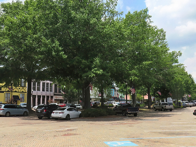 Abbeville's historic downtown looks like a movie set, but the locals will tell you it's just another Tuesday on Court Square.