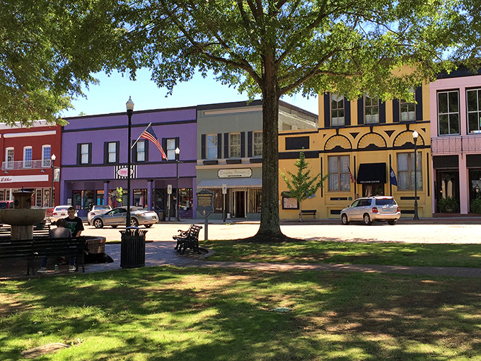 Abbeville's historic downtown looks like a movie set, but the locals will tell you it's just another Tuesday on Court Square.