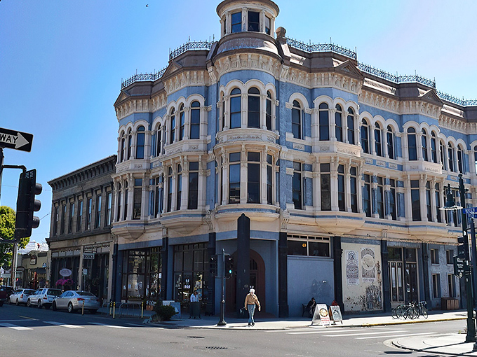 Victorian elegance meets Pacific Northwest charm on Water Street, where brick buildings whisper stories of maritime dreams and the almost-was "New York of the West."