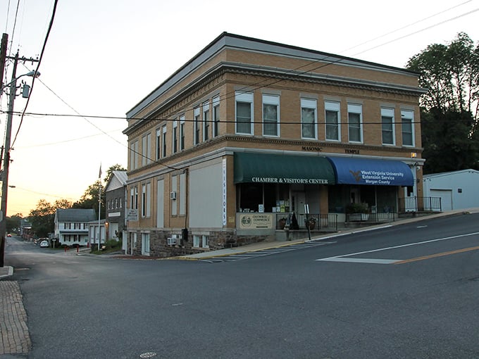 Main Street charm that feels like stepping into a Norman Rockwell painting, complete with vintage cars and storefronts that whisper stories of simpler times.
