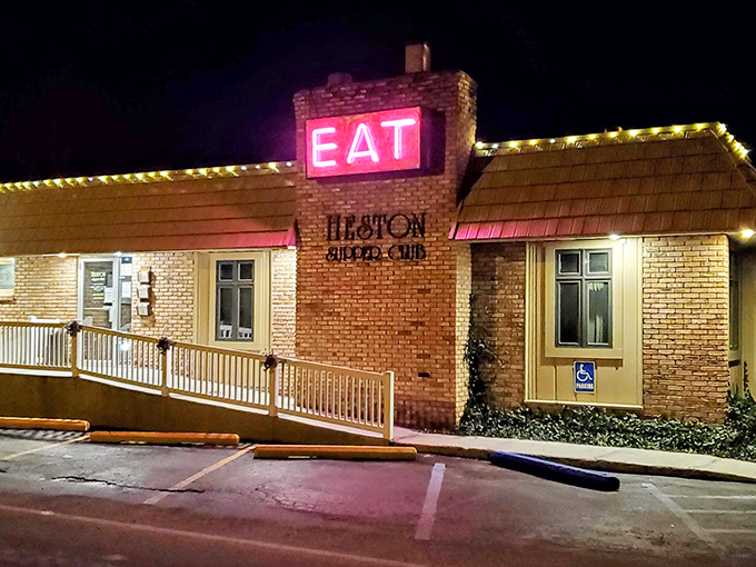 That iconic red "EAT" sign isn't just an invitation &ndash; it's a command from the food gods that locals have happily obeyed for generations at this brick-clad treasure.
