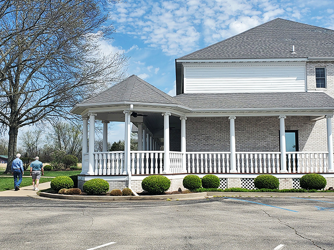 A storybook colonial house that happens to serve world-class cuisine. Sybill's exterior promises Midwestern hospitality with a side of culinary excellence.