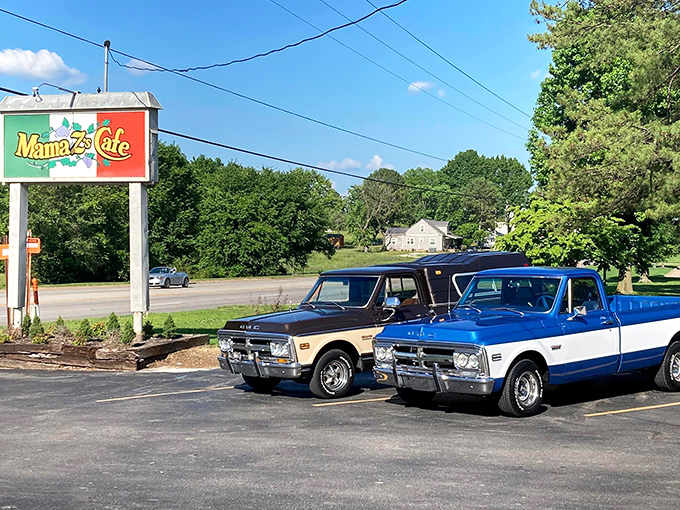 The unassuming exterior of Mama Z's might not scream "culinary destination," but locals know better. This stone-faced gem holds delicious secrets worth discovering.