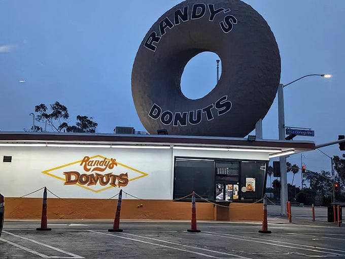 The iconic giant donut sign at Randy's isn't just a landmark&mdash;it's a beacon of hope for those suffering from acute pastry deficiency.
