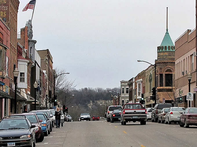 Downtown Decorah's historic buildings stand like dignified elders with stories to tell. The Dayton House beckons with small-town charm that money can't manufacture.