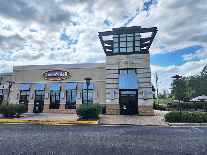 Welcome to sandwich paradise! Jason's Deli's exterior might not win beauty contests, but inside lies a treasure trove of deliciousness waiting to be discovered.