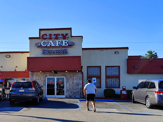 That iconic red and cream exterior isn't just a building&mdash;it's a beacon of hope for the hungry souls of Huntsville. Your stomach starts rumbling before you even park.