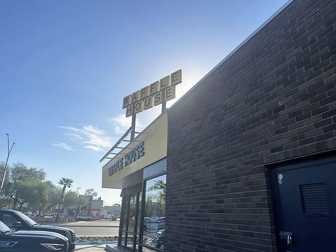 The unassuming exterior of Waffletto hides culinary treasures within&mdash;proof that in the waffle world, you should never judge a book by its cover.