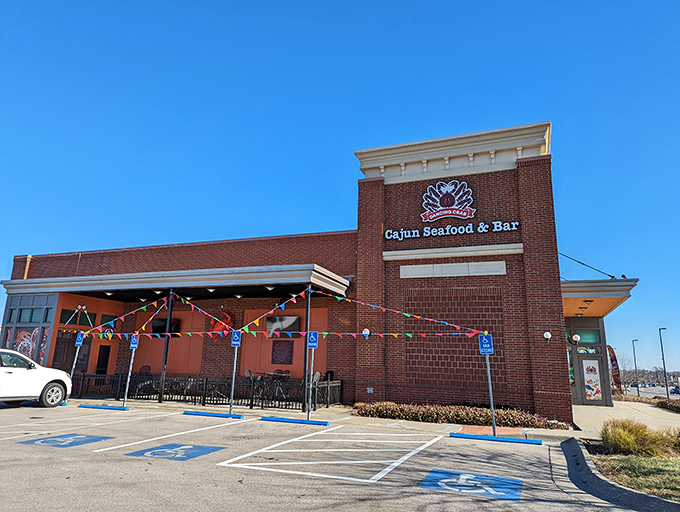 The unassuming brick exterior of Dancing Crab hides a seafood paradise within. Like finding a pearl in Kansas City's oyster.