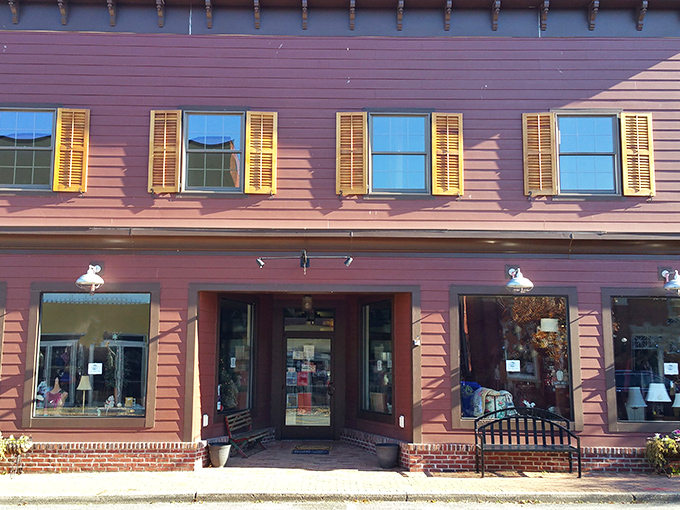 The iconic red building stands like a beacon of nostalgia on Milton's Union Street, promising treasures that Instagram filters can't replicate.