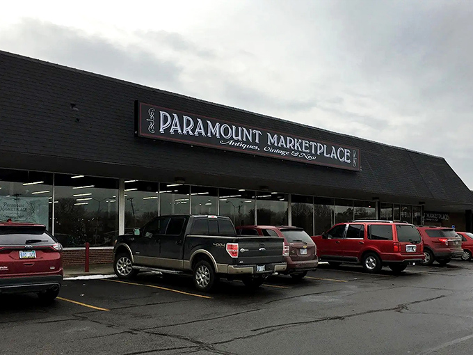 The unassuming exterior of Paramount Marketplace belies the wonderland within—like finding Narnia in a strip mall on East 13th Street.