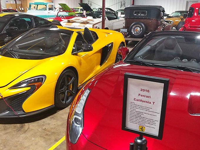 The classic American silhouette beneath the Dream Riderz sign&mdash;where nostalgia meets horsepower on the Mississippi horizon.