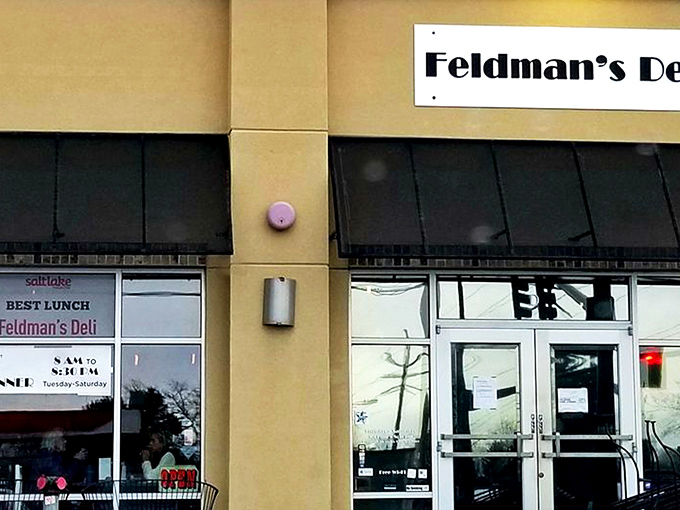 The unassuming exterior of Feldman's Deli hides a New York treasure in Salt Lake City. Like finding Broadway in the Beehive State.