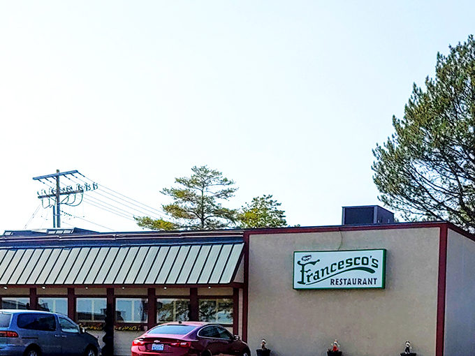 Francesco's modest exterior hides culinary treasures within, like finding a Lamborghini engine in your uncle's old Fiat.