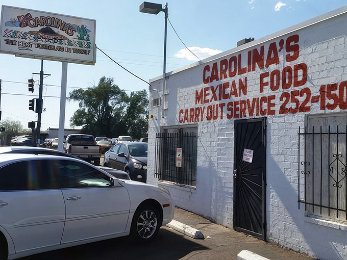 The unassuming white brick exterior of Carolina's is like a culinary speakeasy&mdash;nothing fancy, just the promise of authentic Mexican greatness within.