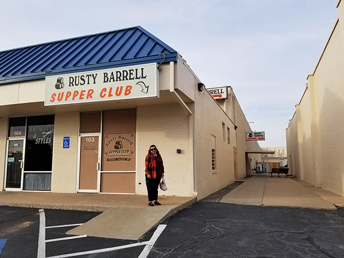 Don't judge this book by its cover. The unassuming entrance to Rusty Barrell hides a carnivore's paradise that locals have treasured for generations.
