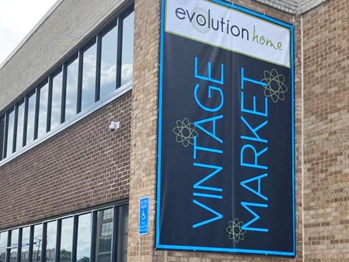 The unassuming exterior of Evolution Home in Alexandria hides a wonderland of vintage treasures inside &ndash; like finding Narnia in your neighbor's brick closet.