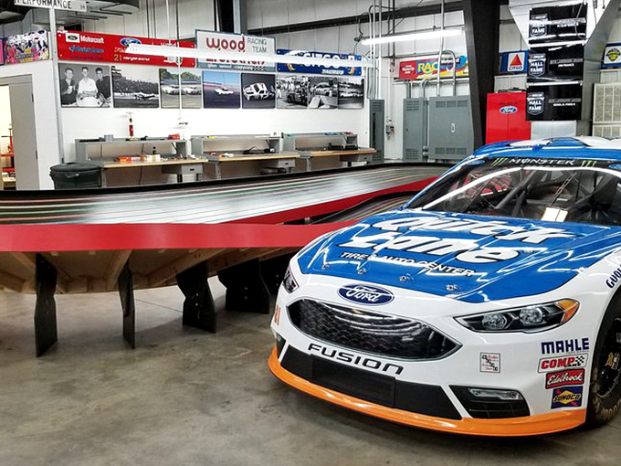 Modern engineering meets racing tradition. This beauty combines computer precision with the Wood Brothers' old-school know-how&mdash;a 200-mph family recipe.