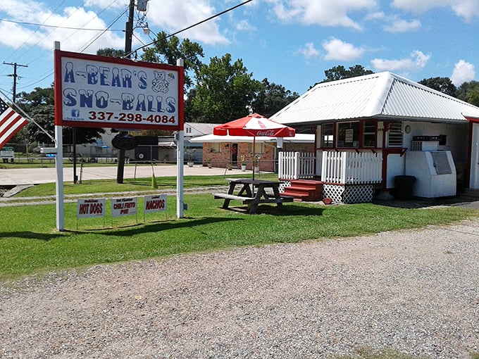 A-Bear's Sno-Balls offers sweet relief from Louisiana heat – locals swear these icy treats are better than air conditioning and cheaper than therapy.