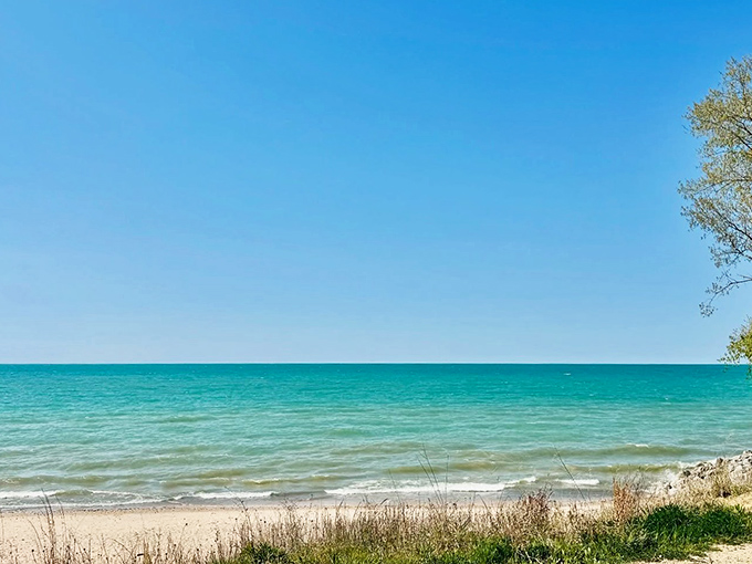 The Caribbean called&mdash;it wants its colors back. That impossible shade of turquoise makes you double-check your GPS to confirm you're still in the Midwest.