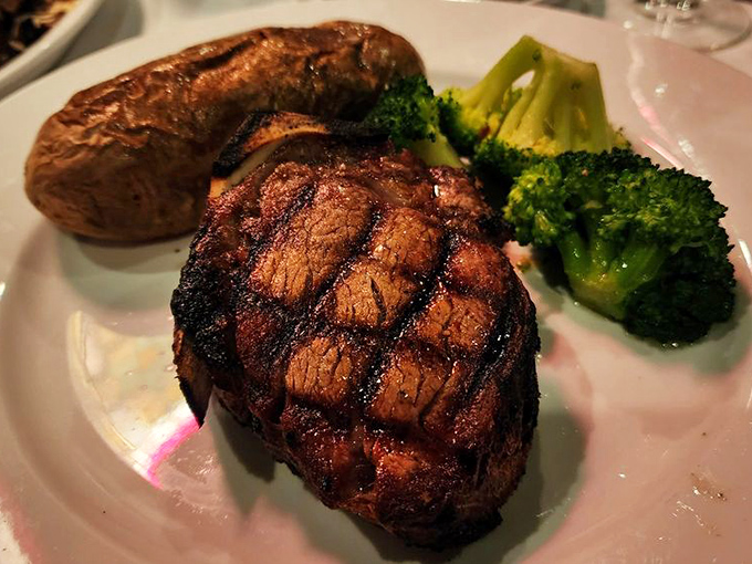 When your steak and broccoli look like they're posing for a classic album cover, you know dinner's going to hit all the right notes.