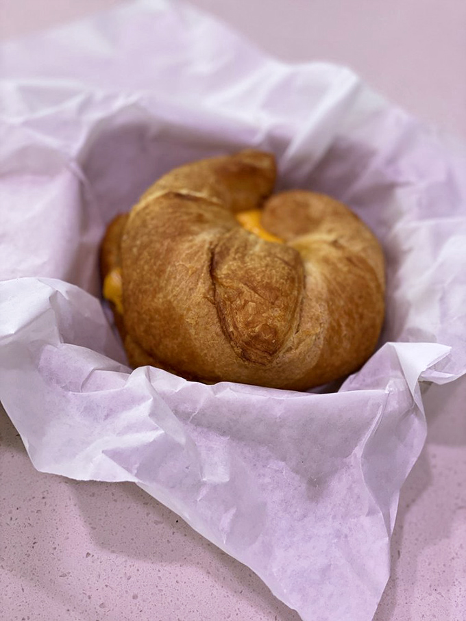 Breakfast wrapped in buttery layers of possibility. This croissant sandwich is the morning hero we all deserve but rarely find.