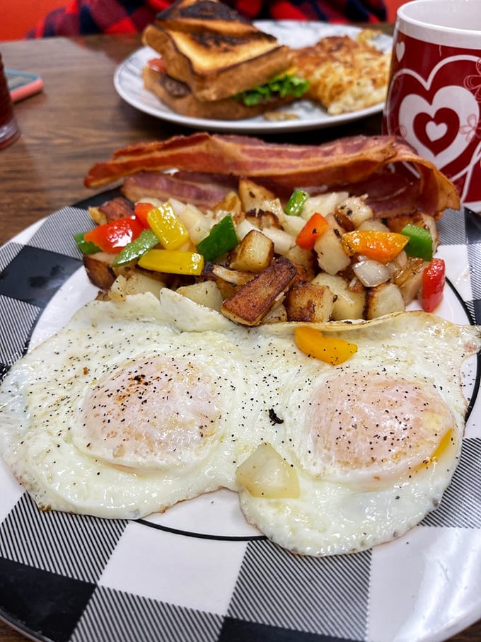 The breakfast platter that answers the eternal question: "Why choose one breakfast food when you can have them all?"