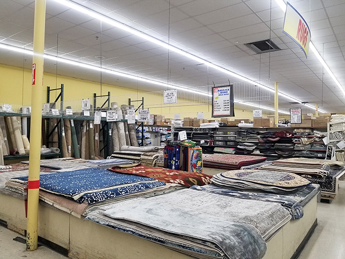 Rug and carpet central &ndash; where floor coverings from around the world wait patiently to transform your living space on a budget.