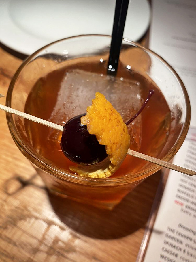 This isn't just a cocktail, it's a production &ndash; complete with garnishes that make you wonder if there's a tiny art department in the kitchen.