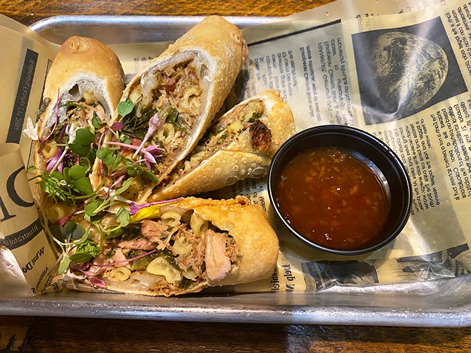 Collard green egg rolls prove that culinary innovation doesn't need fancy equipment&mdash;just imagination and the courage to cross cultural boundaries deliciously.