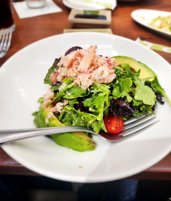This isn't just a salad&mdash;it's crab and avocado performing a delicate ballet on fresh greens. Healthy eating never looked so tempting.