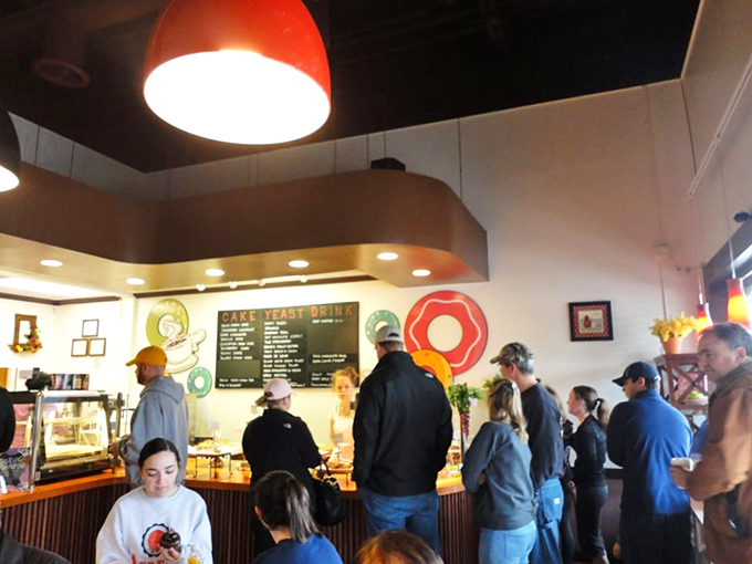 Weekend mornings bring the devoted pilgrims&mdash;a congregation gathered to worship at the altar of exceptional donuts and properly pulled espresso.