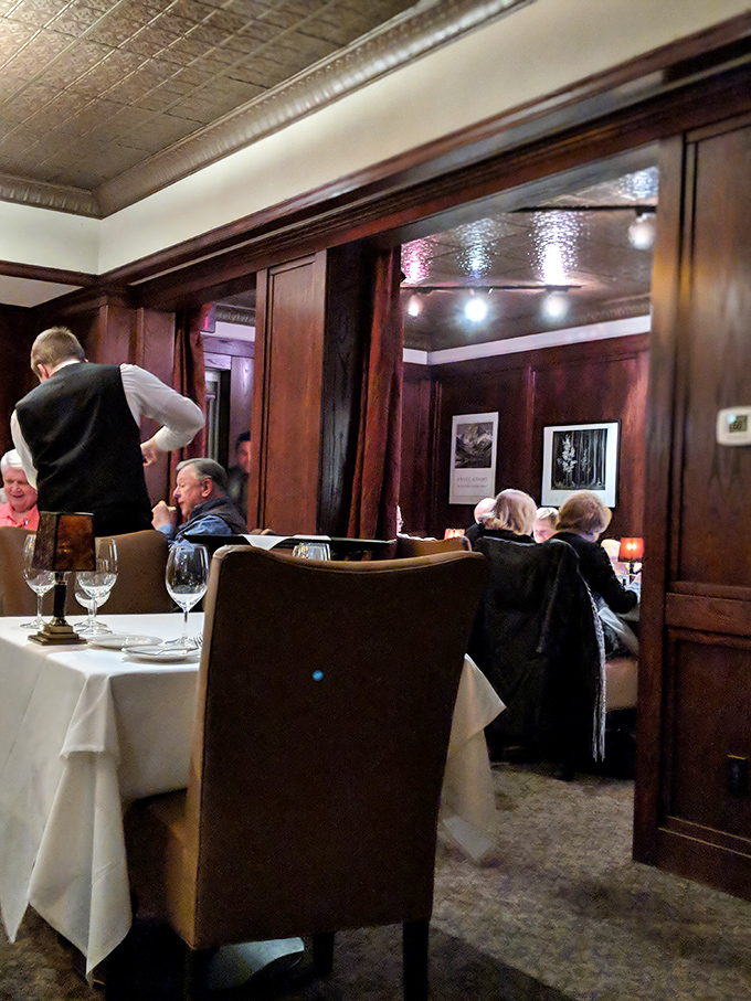 The attentive service at River Grille transforms dinner into an event, with staff orchestrating the perfect dining experience.