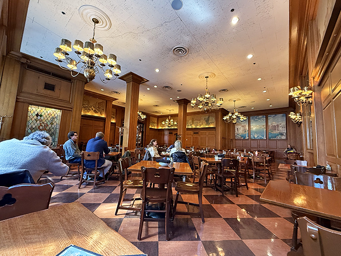 In a world of trendy restaurant redesigns every five years, The Berghoff's timeless dining room feels like a warm, woody embrace.