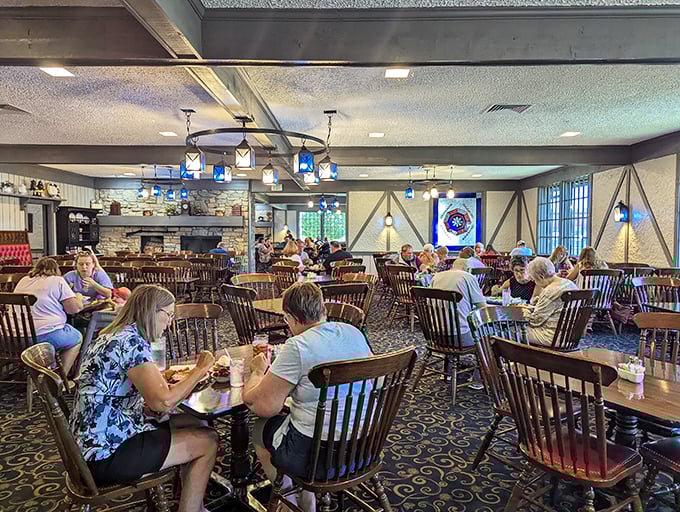 Where strangers become friends over shared recommendations and knowing nods. "Try the coconut cream pie," whispers the lady at the next table.