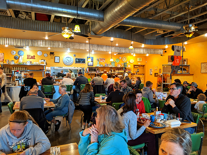 A full house is the best review any restaurant could ask for. The buzz of conversation is the soundtrack to a perfect breakfast.
