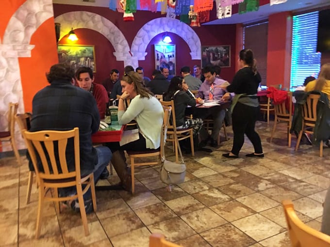 A packed house speaks volumes – when locals choose this spot for their Mexican food fix, you know you've found the real deal.