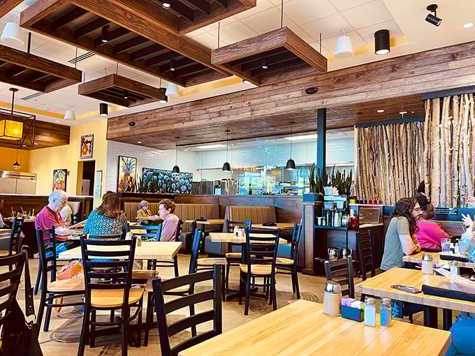 Where breakfast dreams come true&mdash;a dining room filled with happy patrons experiencing what might be the highlight of their day.