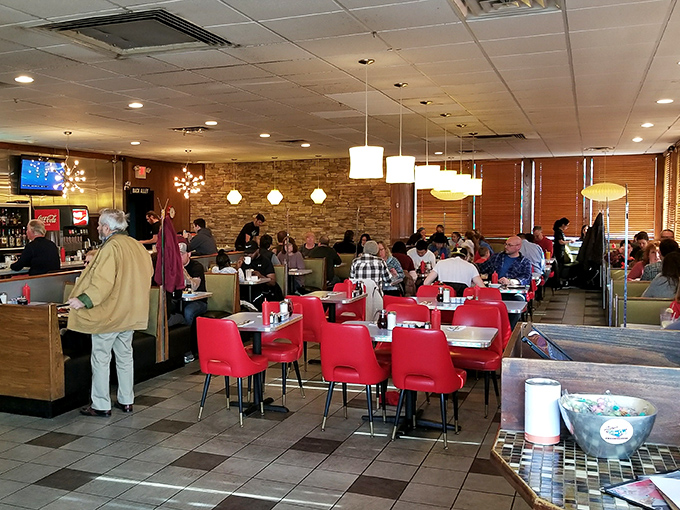 The weekend breakfast crowd &ndash; a cross-section of Delaware society united by the universal language of "pass the syrup, please."