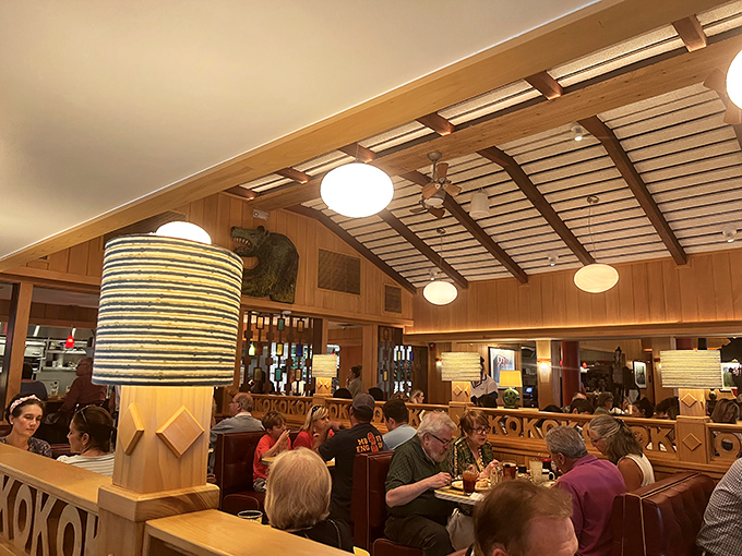 The lunchtime buzz creates that perfect diner soundtrack&mdash;clinking silverware, friendly chatter, and the occasional "pass the hot sauce, please."