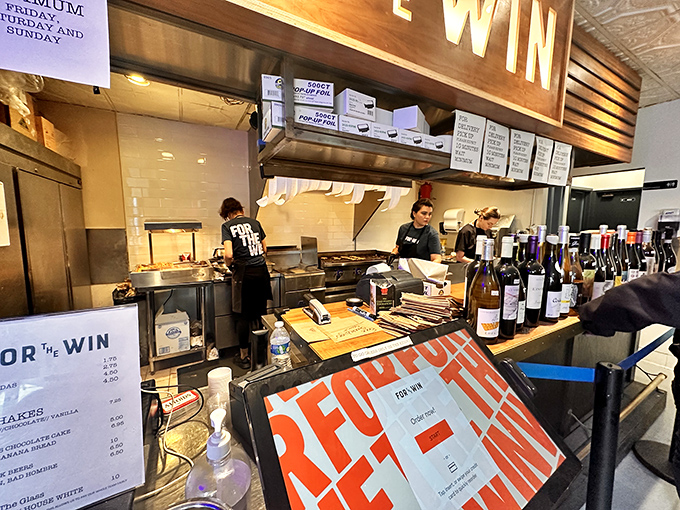 Where the magic happens—a glimpse into the kitchen that's turning out some of LA's most coveted burgers.