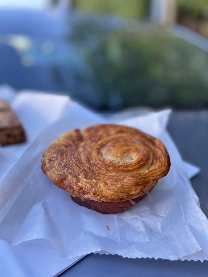 The kouign-amann – Brittany's gift to the world – a spiral of caramelized perfection that makes you question why you ever ate anything else.
