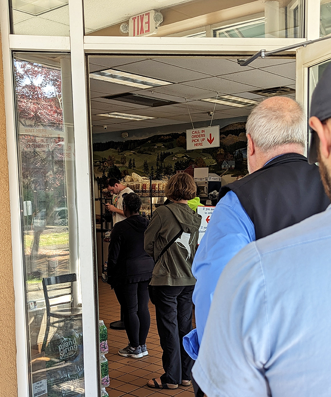 The line at Whitney Donut isn't a deterrent - it's a testament. Good things come to those who wait (and set their alarms). 