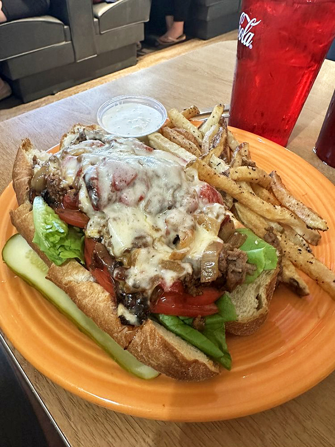 A sandwich so loaded it requires strategic planning to eat&mdash;architecture and lunch combined in one glorious creation.