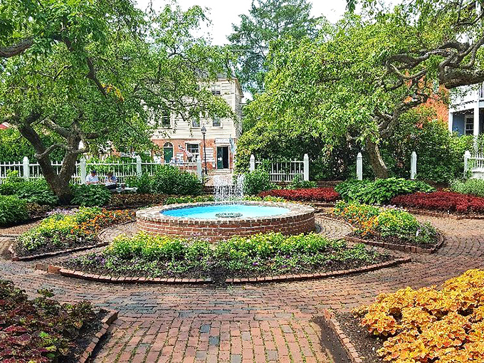Prescott Park's garden oasis awaits with symmetrical splendor. Your daily dose of horticultural therapy doesn't require a co-pay in Portsmouth.