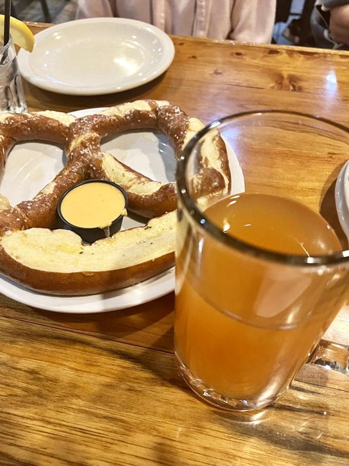 Beer and pretzel&mdash;a pairing older than most countries. This golden duo proves that sometimes the simplest combinations are the most satisfying.