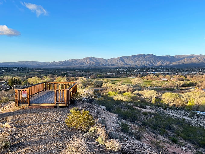 Nature provides the perfect viewing platform in Verde Valley, where mountains frame vistas that no Instagram filter could improve.