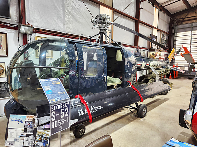 The sleek Sikorsky S-52 helicopter showcases Connecticut's vertical flight innovation. This isn't just transportation&mdash;it's a revolution with rotors attached.